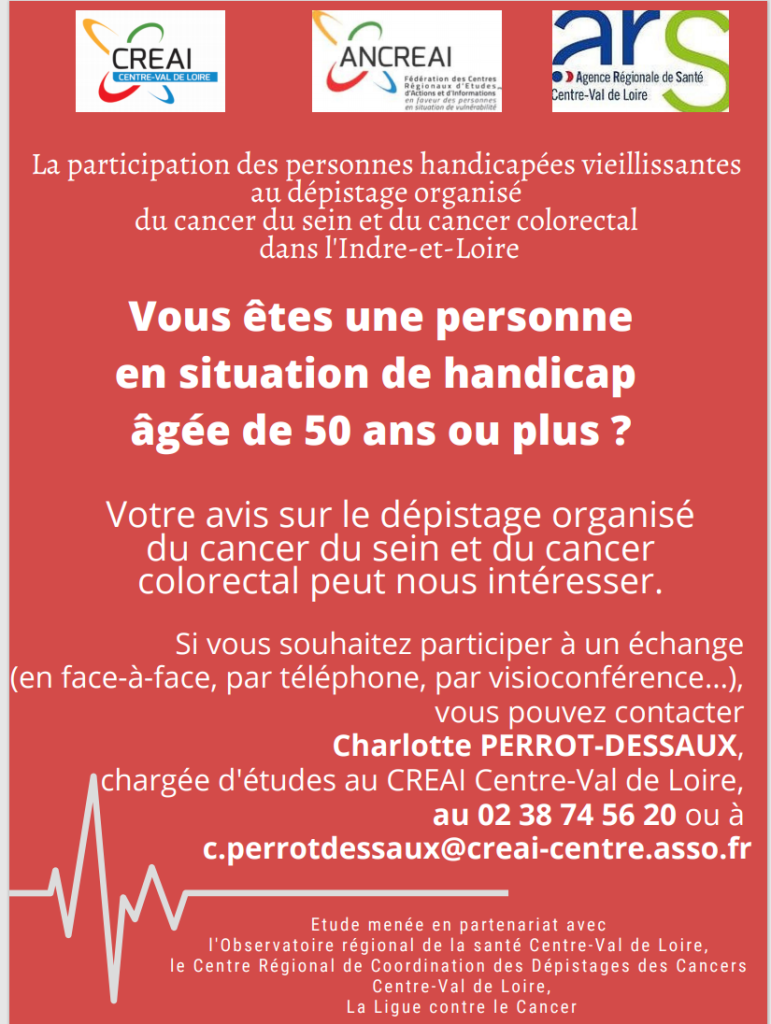 Dépistage du Cancer : appel à participation - ARAPI Autisme